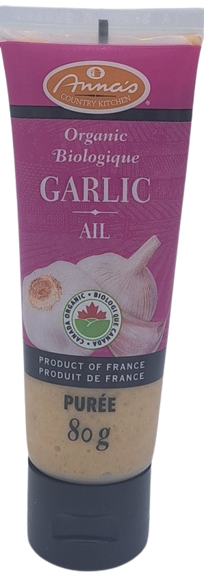 Anna's Organic Garlic Puree Tube (80g) – East West Markets