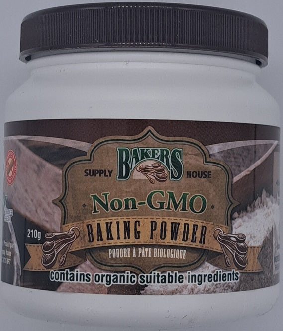 Bakers Organic Non-GMO Baking Powder 210g – East West Markets