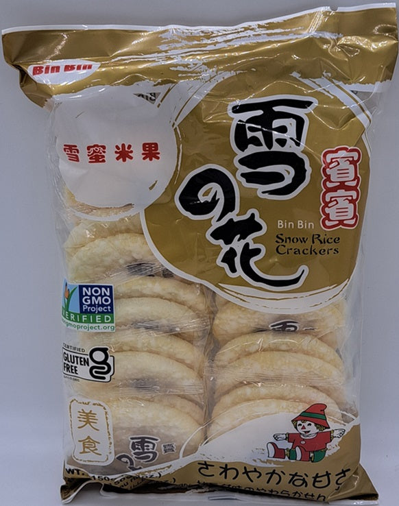 Bin Bin Snow Rice Crackers 150g – East West Markets