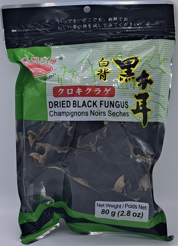 DMD Bridge Brand Dried Black Fungus 80g – East West Markets
