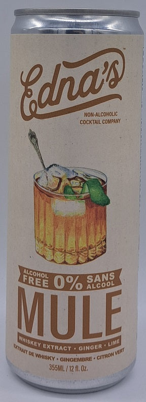 Edna's Cocktails Non-Alcoholic Mule 4 x 355mL – East West Markets