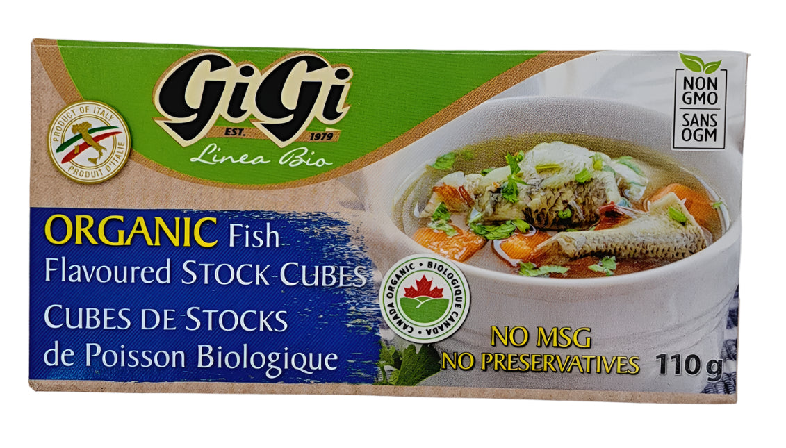 Gigi Organic Fish Flavoured Stock Cubes 110g – East West Markets