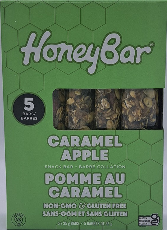 Honey Bar Caramel Apple Snack Bar 5x35g – East West Markets