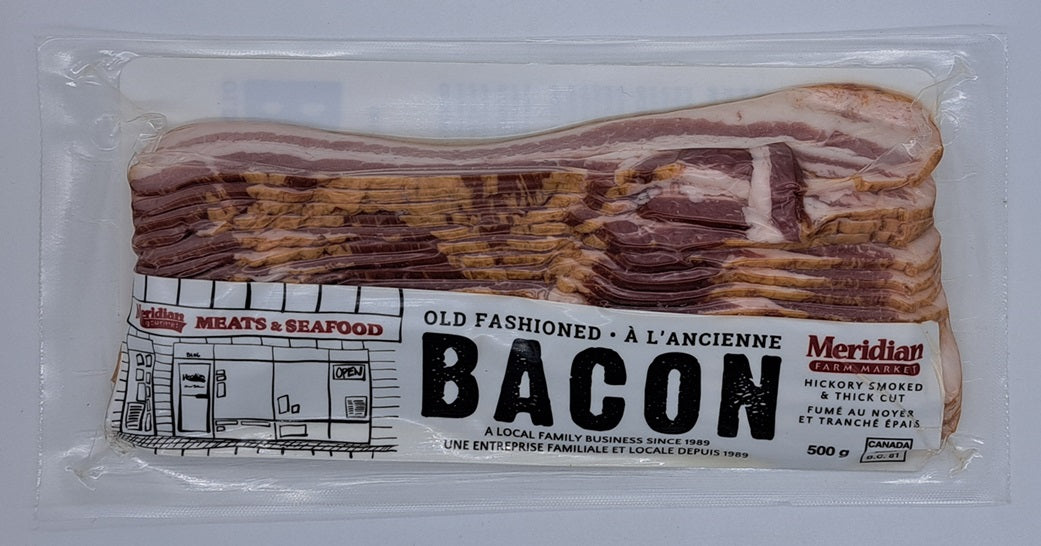 Meridian Farm Market Old Fashioned Bacon 500g – East West Markets