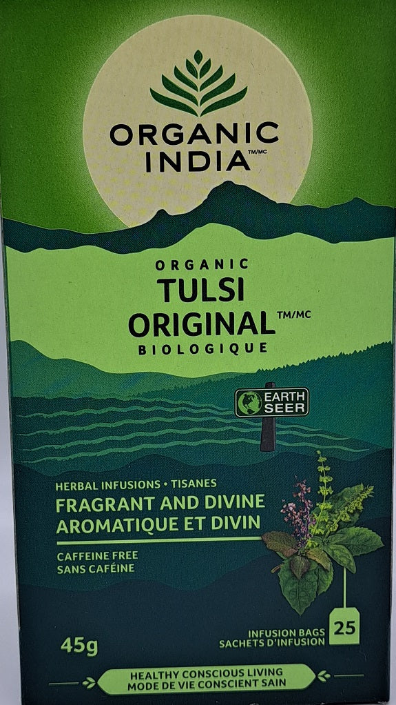 Organic India Tulsi Original Tea 45g – East West Markets