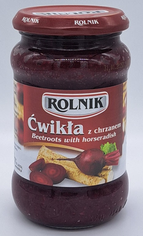 Rolnik Beetroots with Horseradish 370ml – East West Markets