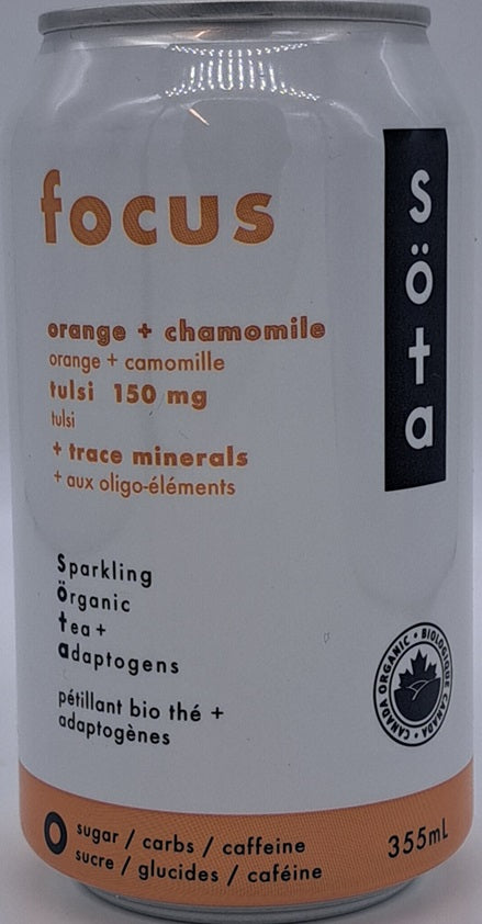 Sota Focus Sparkling Tea (355ml) – East West Markets