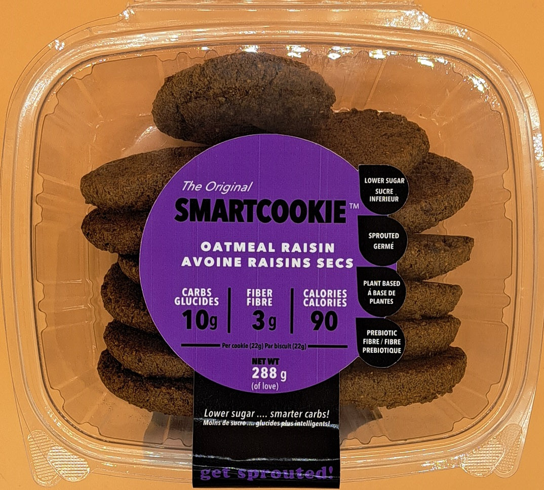 The Original Smart Cookie - Oatmeal Raisin 288g – East West Markets