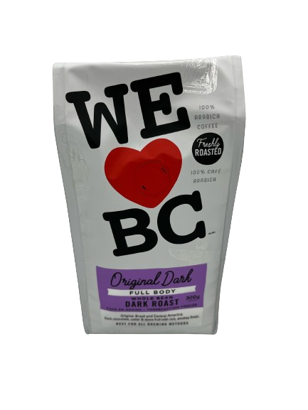 We Love BC - Original Dark Full Body Coffee Beans (300g) – East West ...
