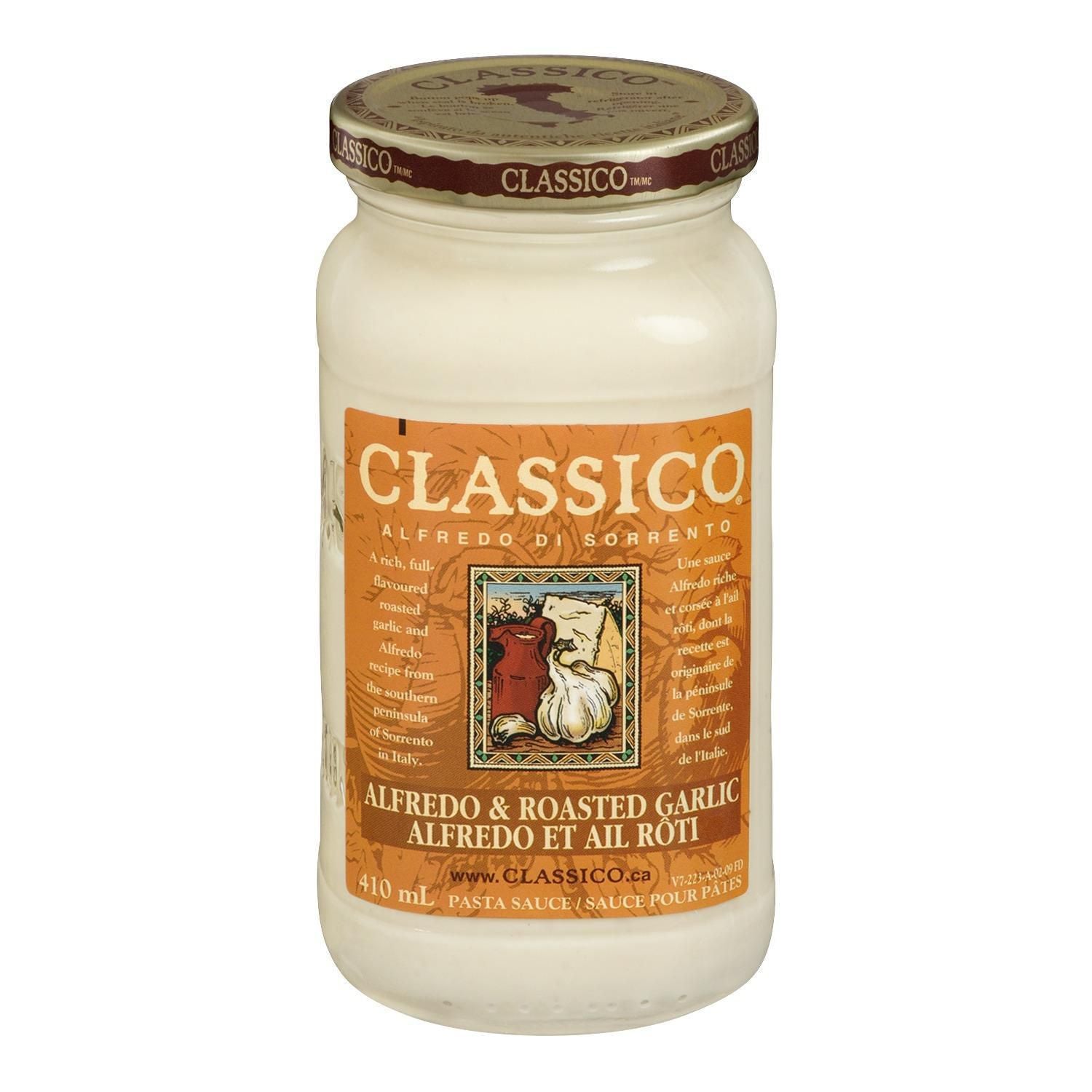 Classico Roasted Garlic Alfredo Sauce (410ml) – East West Markets